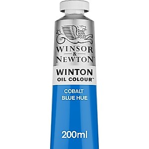 Winsor & Newton Winton Oil Color, 200ml (6.75-oz) Tube, Cobalt Blue Hue