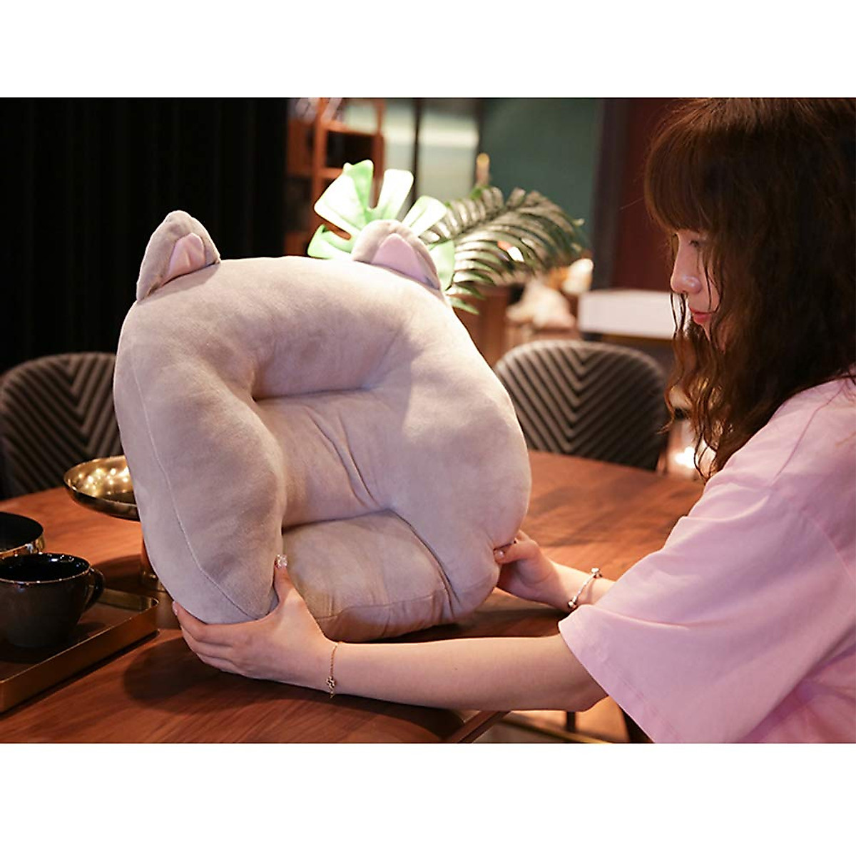 JTYX Car Seats Cushion Increased, Chair Cushions Thickened Car Seat Cushion Heightening Washable Ultralight Portable Non Slip Thickening Driving Test Seats Cushion