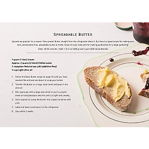 Wooden Butter Paddles and Butter Making Recipe Book Gift Bundle