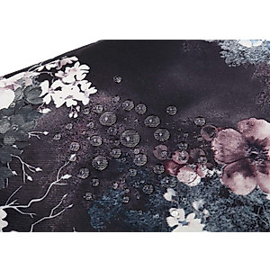 Canvaslove Small Chrysanthemum Water Resistant Light Weight Laptop Shoulder Messenger Bag for MacBook Air Pro 13 inch,MacBook 14 inch,Surface Laptop 13.5 inch and 13.3 Inch-14 inch Laptop