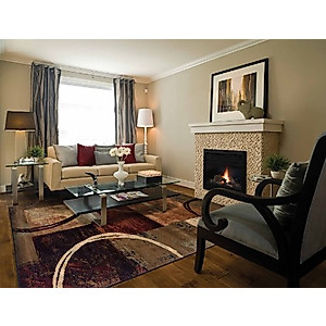 Oriental Weavers Hudson 2544B Area Rug, 10' x 13', Brown