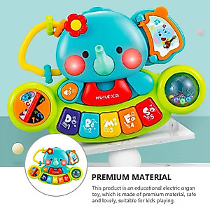 3 Pcs Piano Keyboard Toy Electric Piano Toy Early Educational Playthings Electric Piano Plaything Educational Musical Toy Electric Music Toy Electric Organ Toy Education Piano Toy