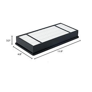 Nispira True HEPA Replacement Filter H Compatible with Honeywell HRF-H2 Fits Air Purifier Model HPA050, HPA150, HPA060, HPA160, HHT055, HHT155, 2 Packs