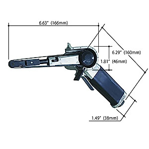SP Air Corporation Belt Sander, 10MM, 3/8-Inch,Black,SP-1370A-V2