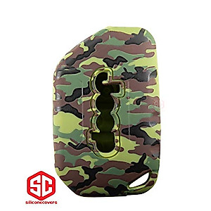 2x New Key Fob Remote Fobik 4 Buttons Silicone Cover Fit/For Jeep Gladiator Wrangler.