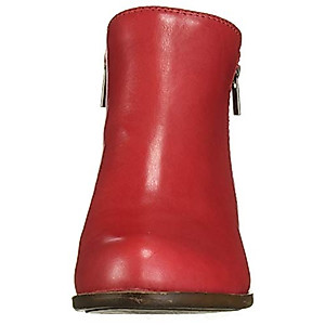 Lucky Brand Women's Basel Ankle Bootie, Garnet, 10