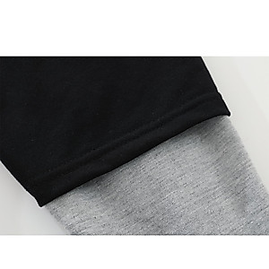 GURUNVANI Contrast Color Pullover Hoodie Mens Patchwork Hoodies Men，10W107GREY，Large