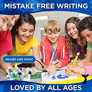 BunMo Erasable Cute Pens - Cute Kawaii Accessories - 12 Ink Pens Include 12 Extra Kawaii Pen Ink Refills. Great Easter Basket Stuffers or Easter Basket Stuffers For Girls