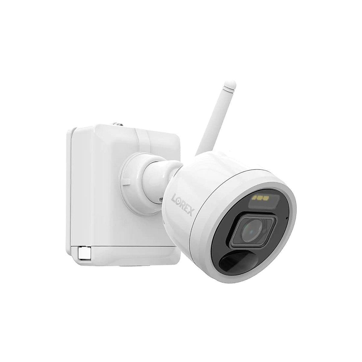 Lorex 2K Wire Free Security Camera – Outdoor & Indoor Add on Battery Operated Camera Wireless Surveillance System for Home & Business – Active Deterrence, Person Detection – Requires Base