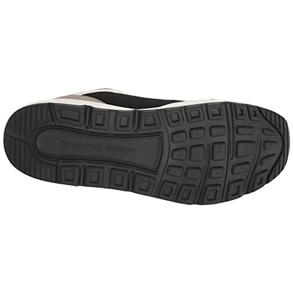 A|X ARMANI EXCHANGE Men's Thick Sole Colorblock Fashion Sneakers, Dark Green+Off White, 13