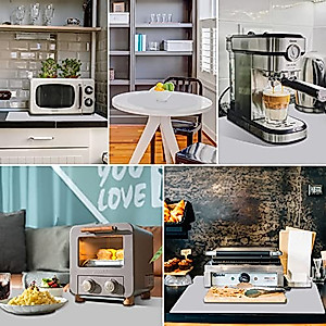 Ewen Extra Large Silicone Mat - 23.6"x15.7" Extra Thick Heat Resistant Mat, Silicone Place Mat Cutting Board Mat Kitchen Counter Mats for Air Fryer, Coffee Maker, Mixer, Crafts, Light Grey