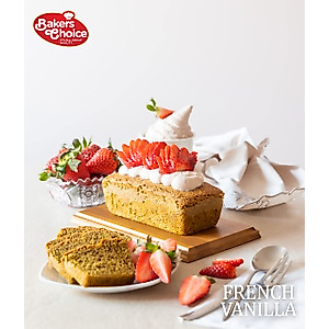 French Vanilla Pudding Mix - French Napoleon Custard Powder - Make Custard Creams For French Napoleon Cake, Custard Cups, Mousse Cake, and Desserts - Dairy Free, Kosher - 8 oz. - By Baker’s Choice