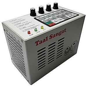 TAAL-SANGAT FULL METAL BODY INDIAN DIGITAL TABLA DRONE DRUMS WITH CLASSIC KNOB CONTROLS. USA POWER ZONE