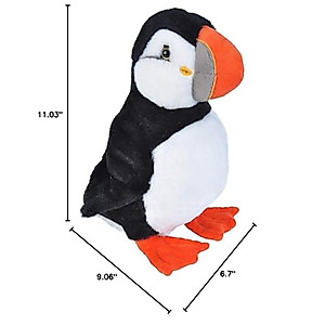 Wild Republic Puffin Plush Stuffed Animal, Plush Toy, Gifts for Kids, Cuddlekins, 11.5 Inches