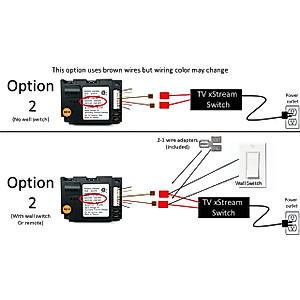 Fireplace Remote Control WiFi Smart Switch ON/Off to Voice Activated Fireplace - 2 Wire Quick Connect for Easy installation for Millivolt Gas Valve, Electronic Spark Ignitions. 2.4Ghz pairing ONLY
