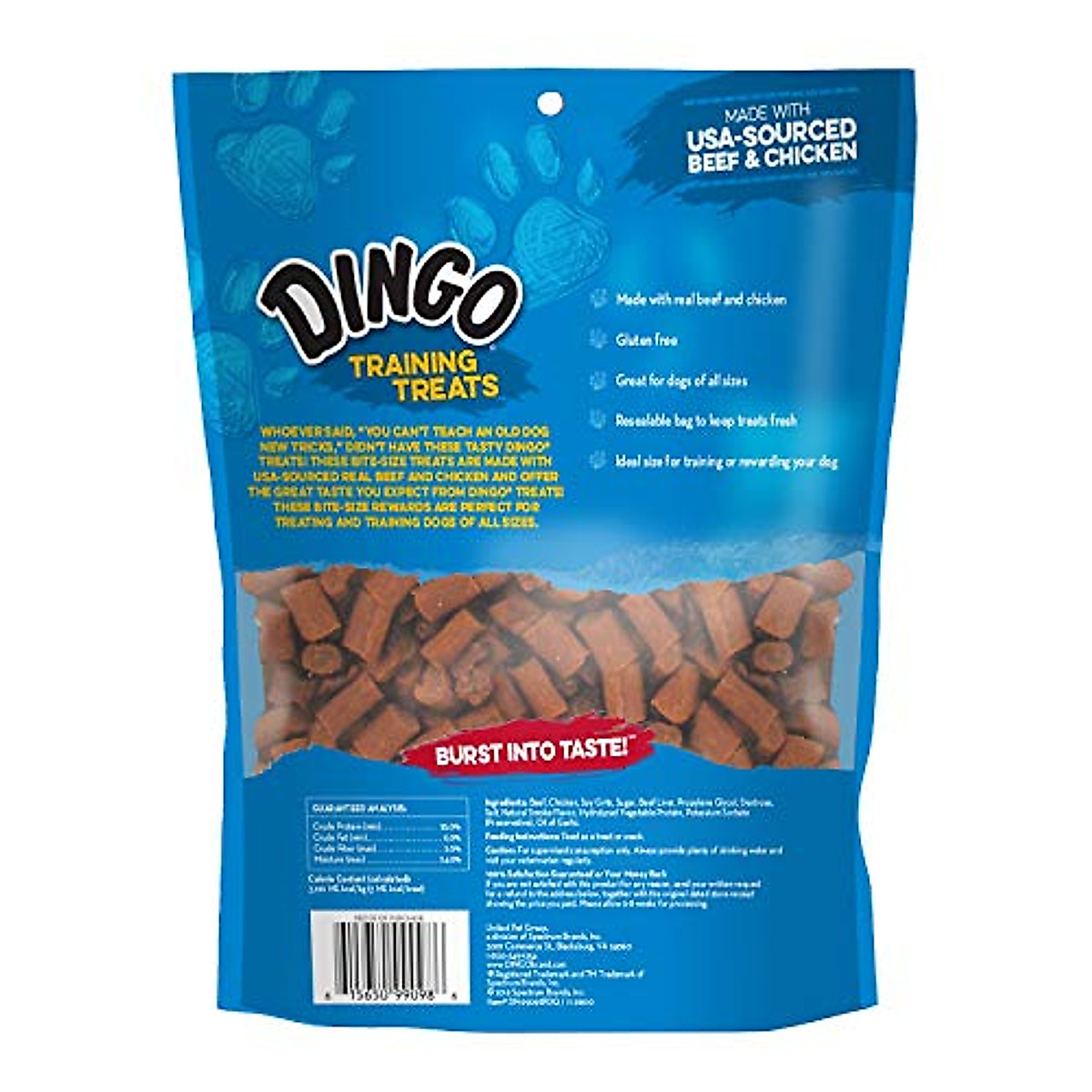 Dingo Soft & Chewy Beef/Chicken Training Treats, 360-Count