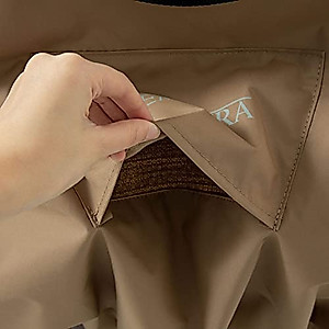 Tempera Retangle Patio Furniture Cover, Outdoor Table Covers Waterproof, Heavy Duty Deck Furniture Covers for Winter, 108''L x 82''W x 27.8''H,Taupe