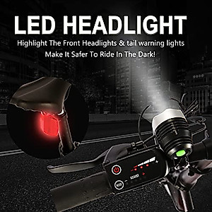 KGK 20'' Folding Electric Bike for Adults Teens Adjustable Height 350W Electric Commuter Bicycle for Women Men Adult Electric Mountain Bike Throttle & Pedal Assist Electric Road Touring Hybrid Ebike