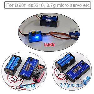 DIYmalls 4 Cell 6V AA Battery Holder Case Cover Storage Box w/ 2P FUT J Plug Connector for FlySky Receiver RC Servo Tester(Pack of 4)