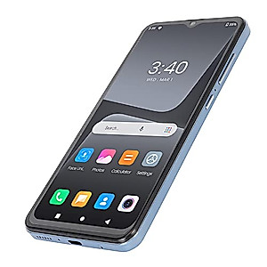 M13 Smartphone, Blue Support 4G Network 5G WiFi 6.53 Inch Unlocked Cell Phone 6GB 128GB for Daily Life (US Plug)