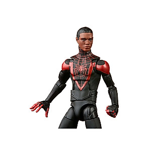 Spider-Man Marvel Legends Series Gamerverse Miles Morales 6-inch Collectible Action Figure Toy, 7 Accessories and 1 Build-A-Figure Part(s)