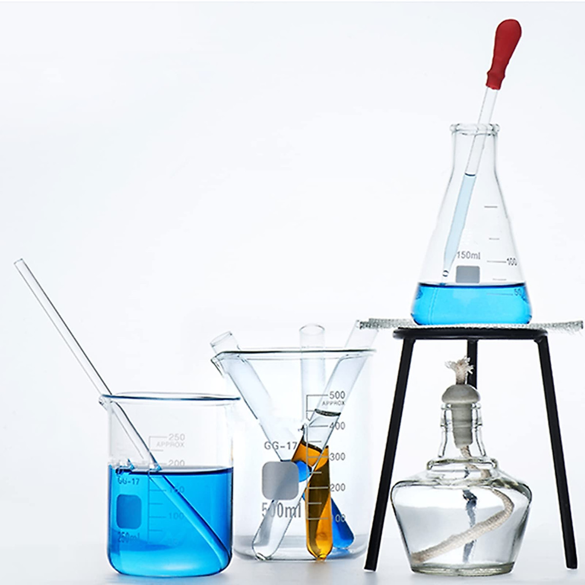 XHBTS 30 Pcs Centrifuge Tubes Bottom Tip Clear Plastic Test Tube Vials 0.2mL 0.5ML 1.5ML