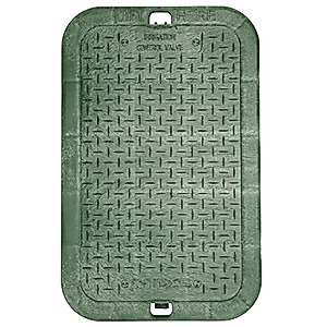 NDS D1000-SG Rectangular X 15 in. Valve, 10 in. Height, Box, ICV Cover, 10" x 15" B/G, Green-Black
