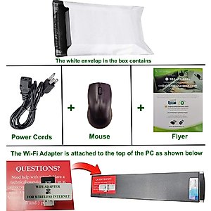 Dell OptiPlex 3020 SFF Computer Desktop PC, Intel Core i5 Processor, 8GB Ram, 500 GB Hard Drive, New Dell 24" LCD Monitor,Wireless Keyboard & Mouse,Wi-Fi & Bluetooth, Win 10 Pro (Renewed)