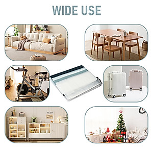 Pacoset Patio Furniture Covers for Dining Table|Extra Large Plastic Material Outdoor Furniture Cover|Windproof| Waterproof and Tear-Resistant|62.9”×90.5”×34.5”inch