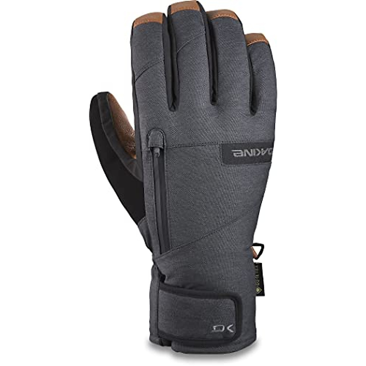 Dakine Men's Leather Titan Gore-Tex Short Glove - Carbon, Small