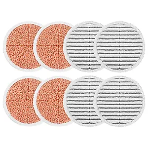 KEEPOW Spinwave Replacement Pads for Bissell Spinwave Mop 2124,2039A,2307,23157,20391,20399 Powered Hard Floor Mop