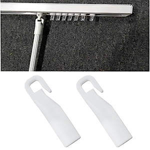 ZZLZX 2PCS Wand Hook Cap, Vertical Blinds Operating Rod Wand Stick, Vertical Blind Wand Rotating Rod Tip Hook fit for Dia. 0.9cm/0.35in Rod