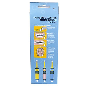 Dual Side Electric Toothbrush for Kids (Pink)