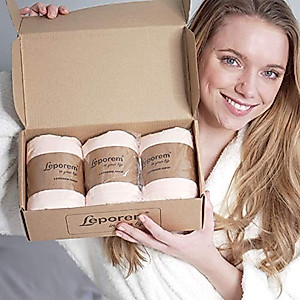 Scalp Massager - Shampoo Brush with Extra Long Soft Silicone Bristles for Dry & Wet Hair, Dandruff Reducing Head Scrubber with 3 Pack of Quick Dry Hair Towel Wrap