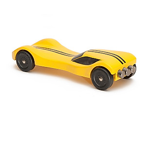 Pinewood Car Derby Weights Tungsten 3.25oz. Pine Race Car Power with Varied Sizes of Incremental Cylinders. Heavy with No Lead. by Dr. Rocket