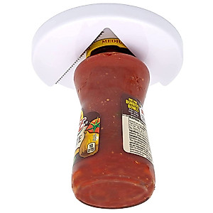 Jar opener for Seniors - Under Cabinet Jar openers - Under Cabinet Jar Lid & Bottle Opener with Weak Hands & Arthritic Hands- Kitchen Gadgets for Home Assistance -white