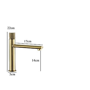 Basin Faucet Swivel knurled knob Round Handle Faucet Single Hole Pedestal hot and Cold Water Mixer Bathtub Faucet Crane,Kitchen Sink Faucet