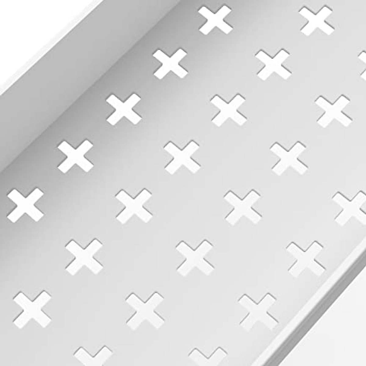 2 Pack Under Sink Organizer And Storage, 2 Tier Bathroom Cabinet Storage Rack with 12 Hooks,Multi-purpose Organizer And Storage For Kitchen Countertop Bathroom Cabinet (White)