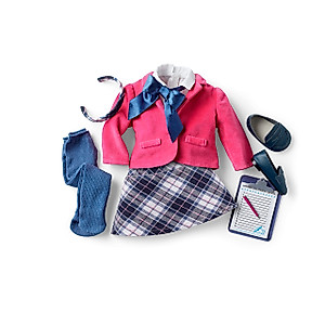 American Girl Truly Me 18-inch Doll Student Council Election Outfit with Jacket, Necktie, Skirt, and Shoes, For Ages 6+