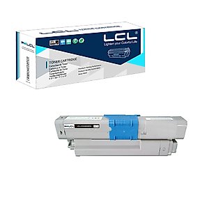 LCL Compatible Toner Cartridge Replacement for OKI C332dn C332 MC363dn 46508704 MC363 (1-Pack Black)