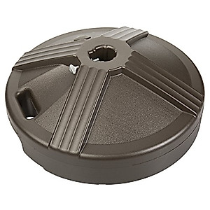 US Weight Durable Fillable Umbrella Base Designed to be Used with a Patio Table 3.5 pounds , Bronze