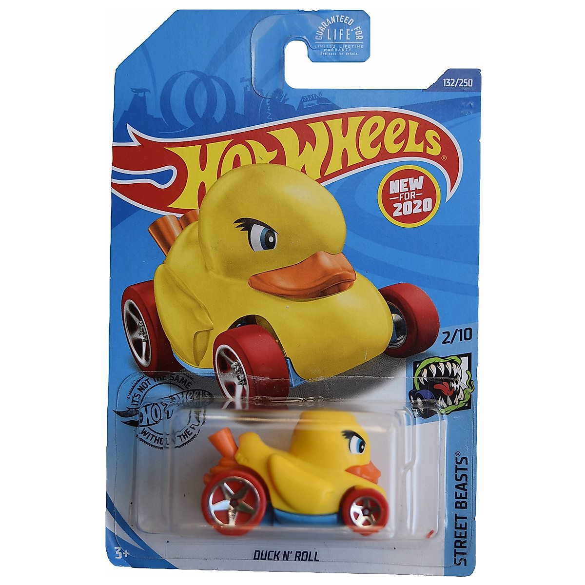Hot Wheels Duck N' Roll - Street Beasts 2/10 - Yellow 132/250