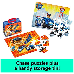 PAW Patrol: The Movie, 7 Puzzle Bundle 24pc 48pc with Storage Tin | Puzzles for Kids Ages 4-8 | PAW Patrol Party Favors | PAW Patrol Toys for Ages 4+