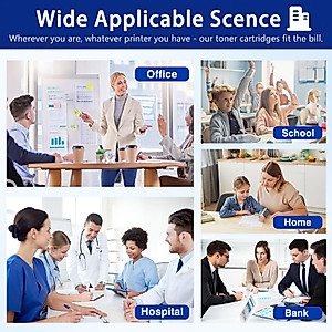 TN730 Compatible TN-730 Black Toner Cartridge Replacement for Brother TN-730 DCP-L2550DW MFC-L2710DW HL-L2350DW HL-L2370DW HL-L2390DW Toner.(2 Pack)