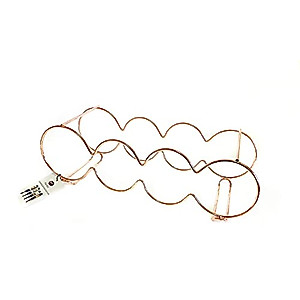 Rose Gold Stackable Table Top Wine Rack Bottle Holder Each Holds 4 Bottles - Keeps Bottles of Wine Horizontal to Prevent Oxidation
