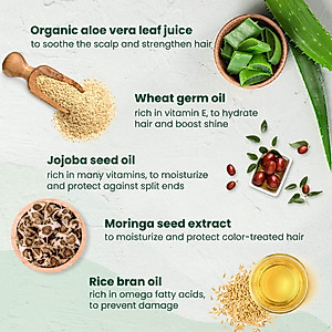 Herbatint Royal Cream Conditioner - With Aloe Vera, Jojoba Oil & Wheat Germ - Enhances Color, Softness & Shine - No Parabens, Sulfates, Gluten - 8.79 fl oz