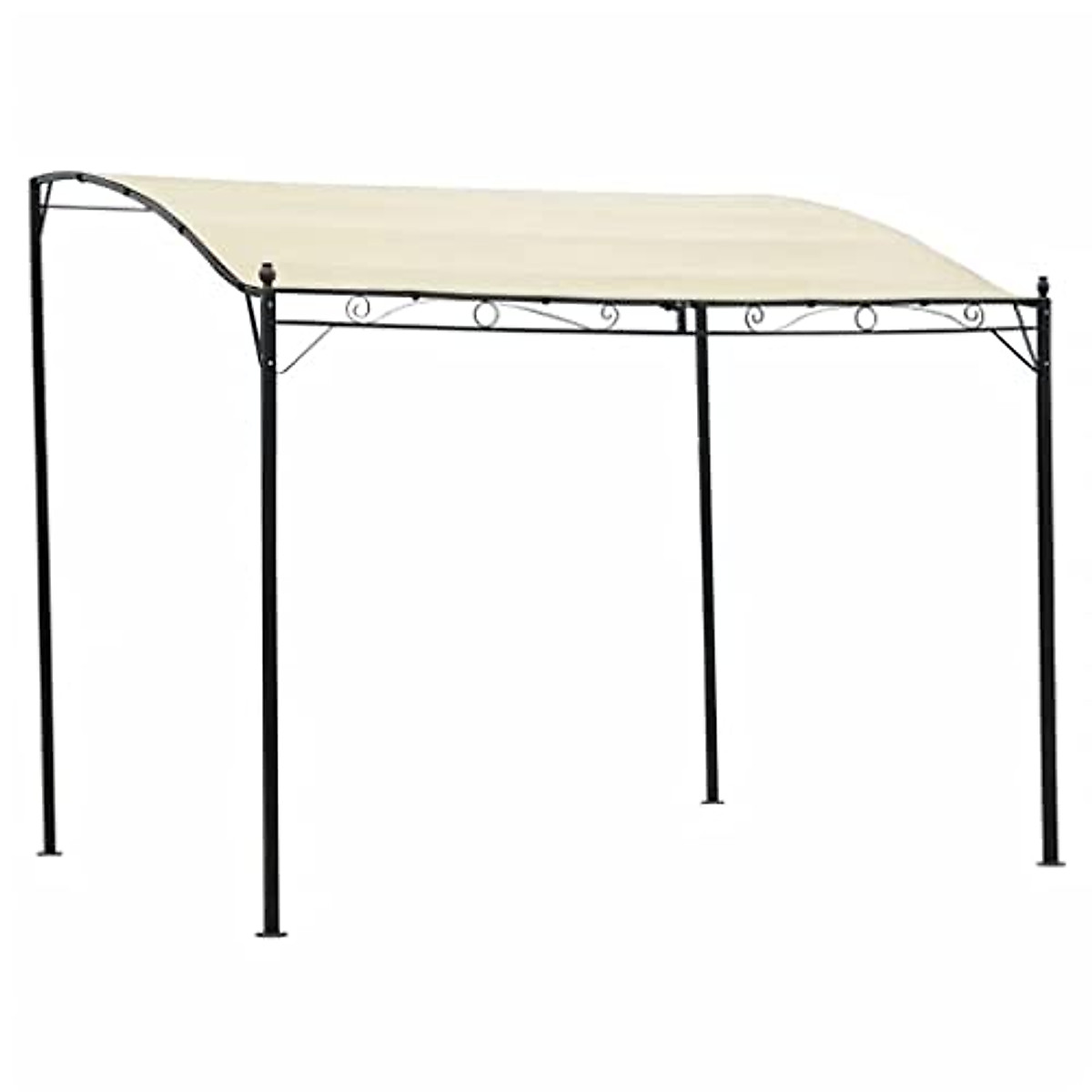 vidaXL Gazebo Outdoor Garden Sunshade Awning Party Tent Cream White/Anthracite