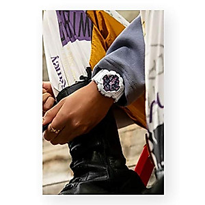 G-Shock Ladies' Casio Analog-Digital White Resin Watch GMAS140M-7A