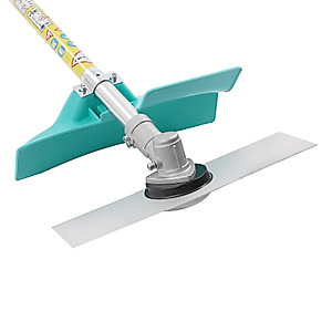 DNYSYSJ Cordless String Trimmer, Lawn Trimmer Electric Lawn Mower Garden Grass Cutter Cordless with Wheels, with Armrest, 24 V / 6Ah Lithium Battery, 1300 W Motor Power (Green)