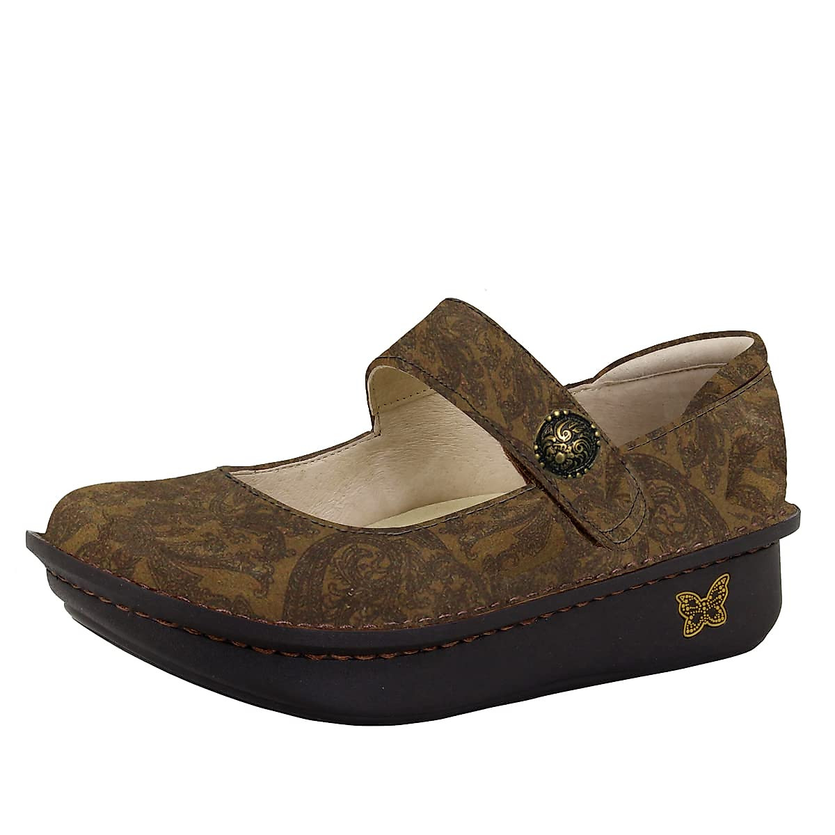 Alegria Women's Paloma Mary Jane Nurse Shoe Clogs Comfort Leather Peaceful Easy 9.5-10 M US